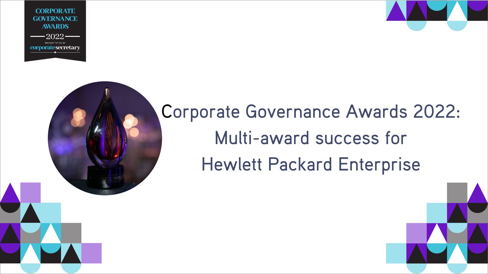 Hewlett Packard Enterprise wins most trophies at Corporate Governance ...